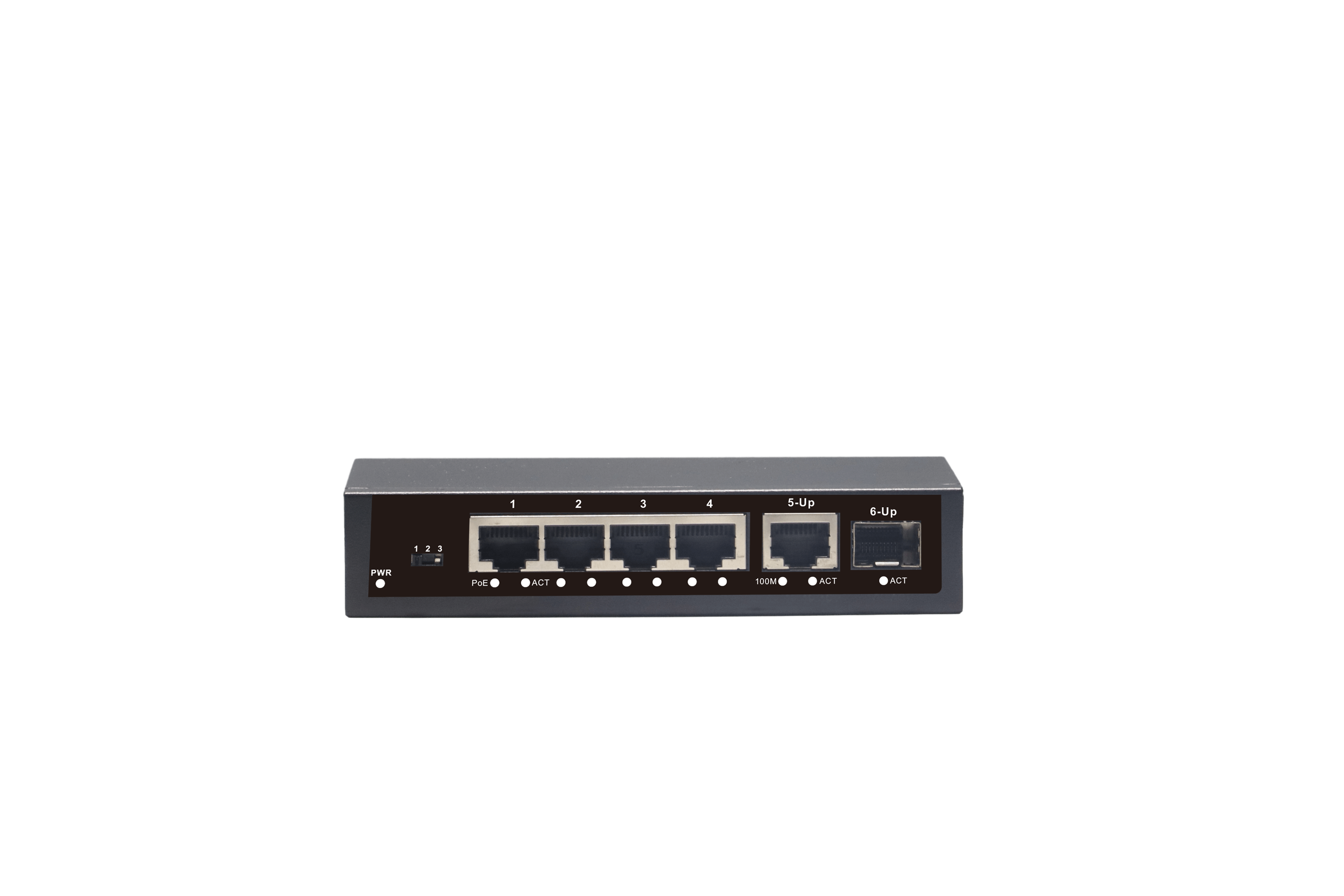 Lite Management Gigabit PoE Switch 4-Port 10/100/1000M RJ45 + 1-Port 10/100/1000M Rj45 Uplink+1 ...