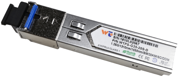 1.25Gbps BIDI SFP Optical Transceiver 20Km DDM - LINKOH